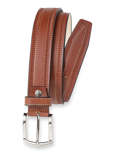 Roland Belt - Chestnut – Paul Fredrick Roland Belt - Chestnut – Paul Fredrick