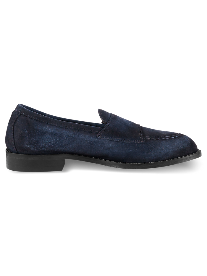 Randolph Monk Strap Loafer - Navy – Paul Fredrick