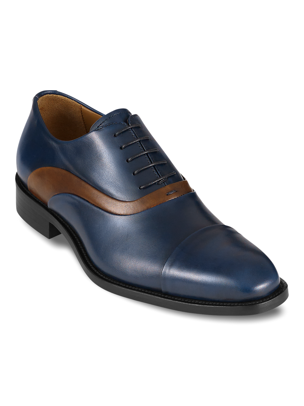 Toby Oxford - Navy/brown – Paul Fredrick