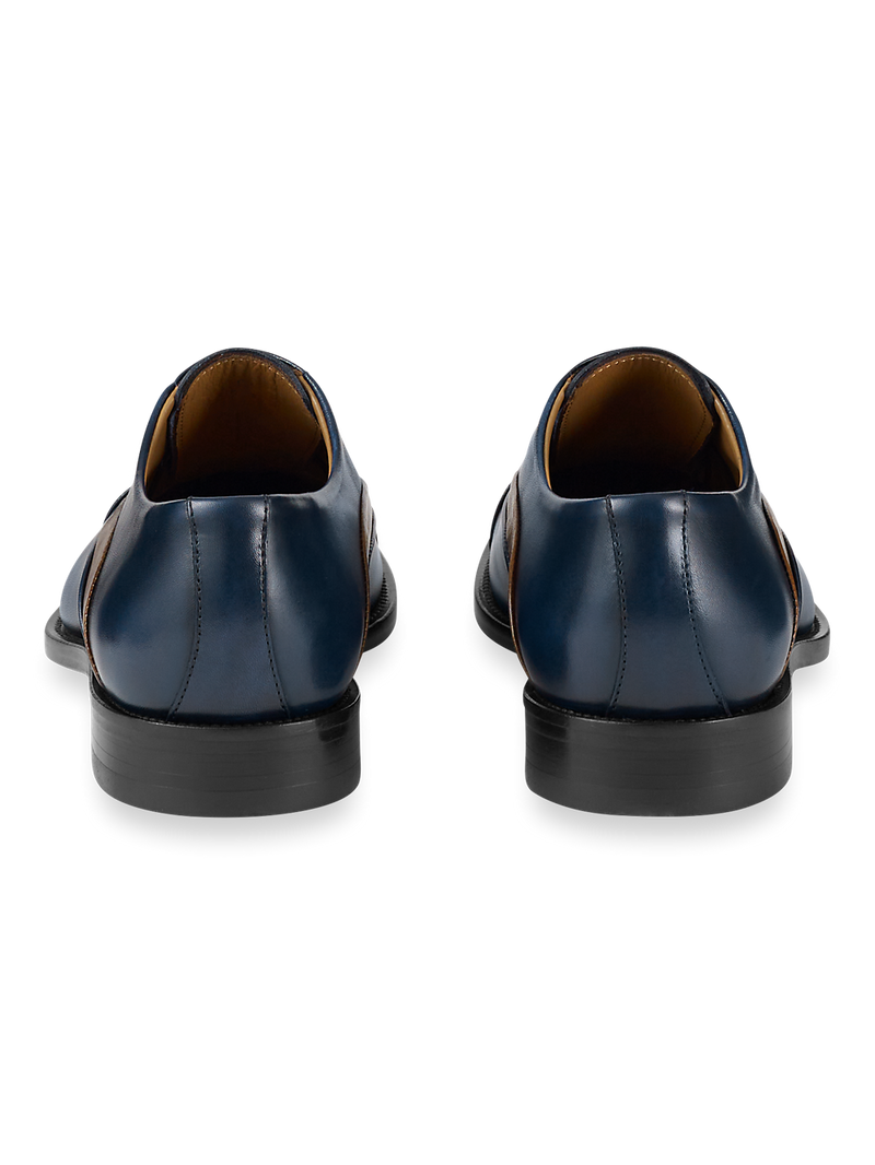 Toby Oxford - Navy/brown – Paul Fredrick