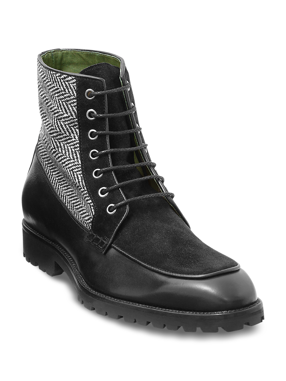 Duncan Lace Up Boot - Black – Paul Fredrick