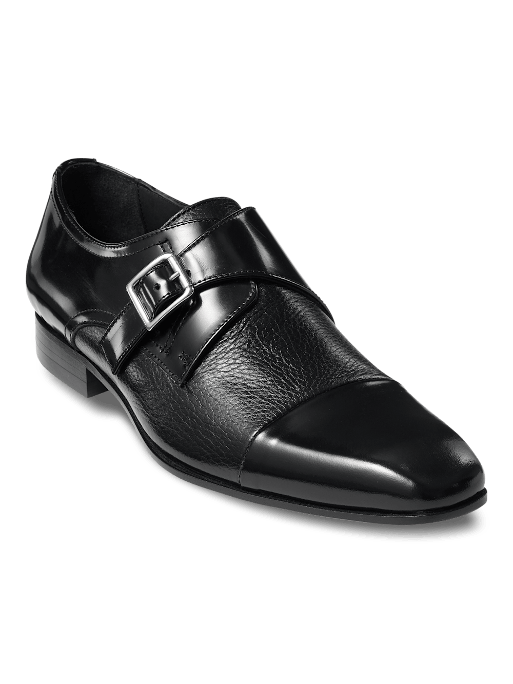 Samuel Monk Strap - Black – Paul Fredrick