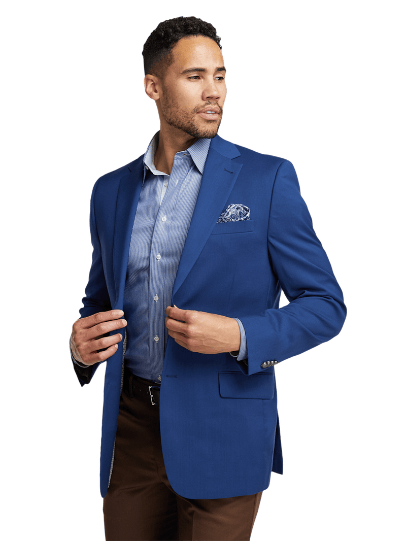 Travel Blazer - Bright Navy – Paul Fredrick