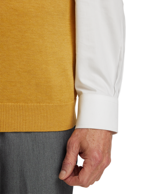 Supima Cotton Vest - Mustard – Paul Fredrick