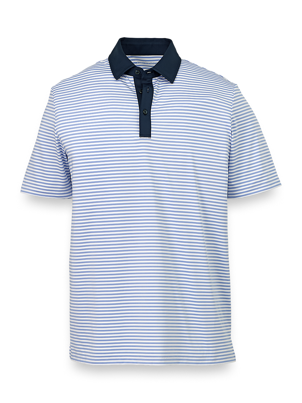Performance Blend Three Button Polo - Sky Blue – Paul Fredrick