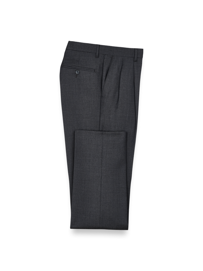 Wool Gabardine Pants - Charcoal – Paul Fredrick