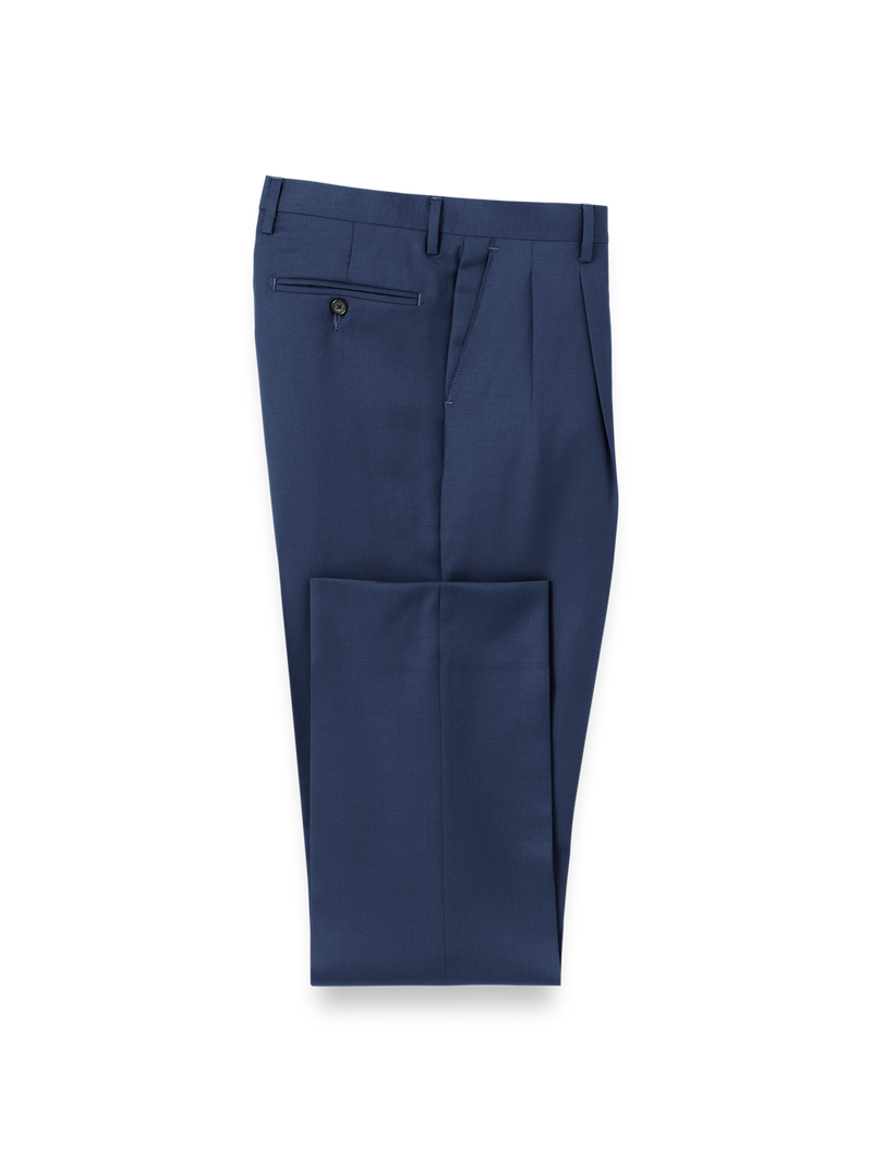 Wool Gabardine Pants - Bright Navy – Paul Fredrick