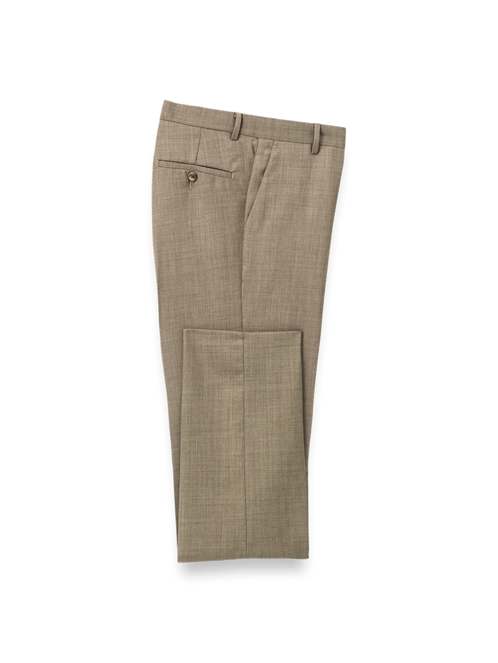 Wool Sharkskin Pants - Light Brown – Paul Fredrick