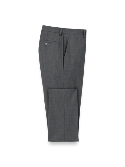 Wool Stretch Bengaline Suit Pants - Grey – Paul Fredrick